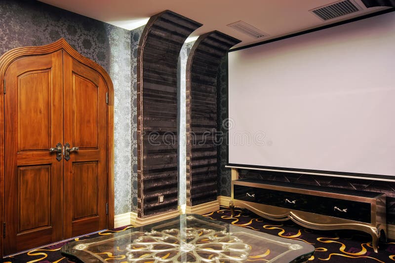 The projection room stock photo. Image of design, furniture - 22249620