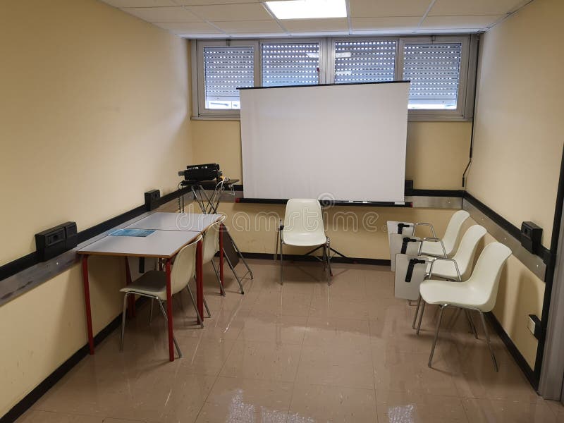 Projection Room with Slide Projector Stock Image - Image of stain ...