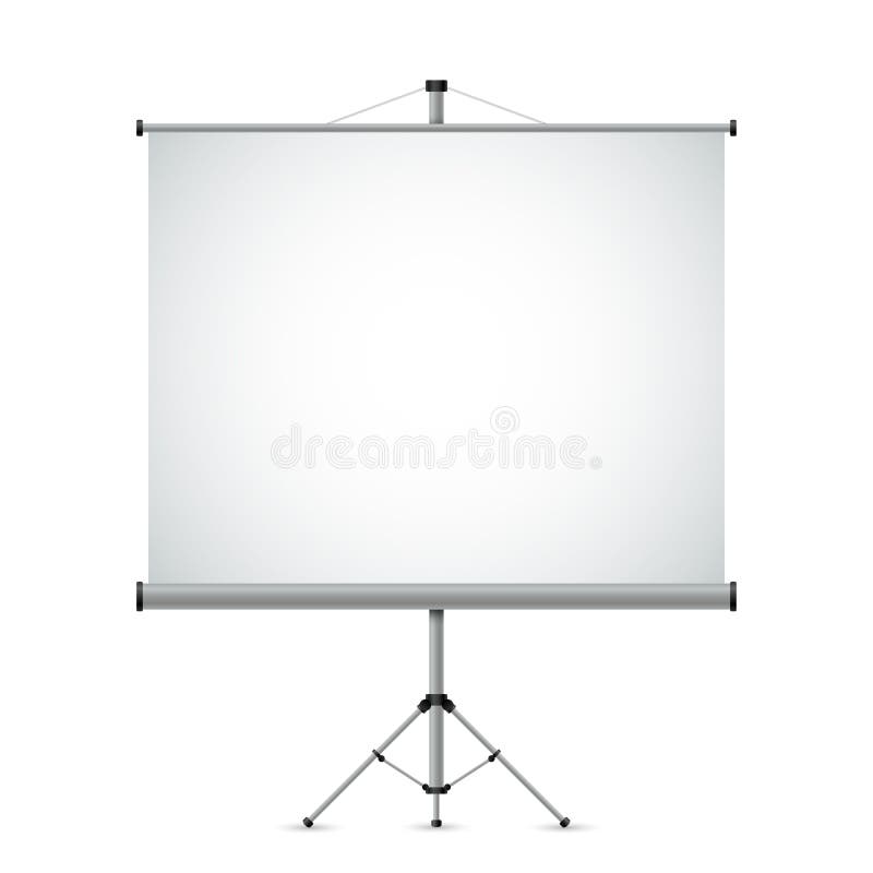 Projection screen stock vector. Illustration of clear - 43180040
