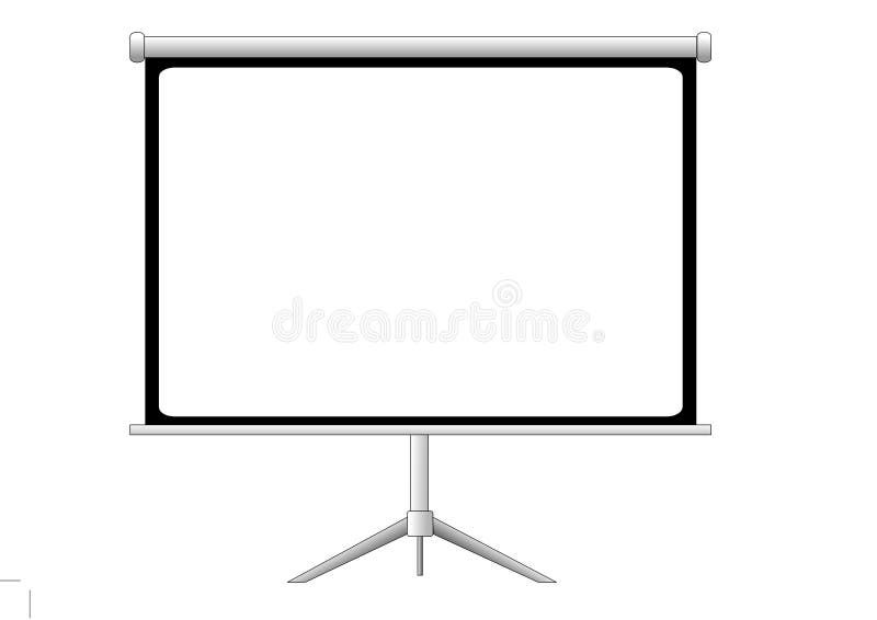 Projection Screen Illustration, Drawing, Engraving, Ink, Line Art ...