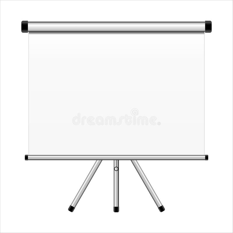 Presentation Projector Screen Stock Vector - Illustration of pull ...