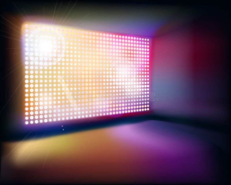 Projection Screen. Vector Illustration. Stock Vector - Illustration of ...