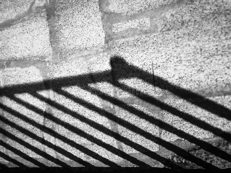 Projection of the Shadow of the Crucifix on the Wall of a Church Stock ...