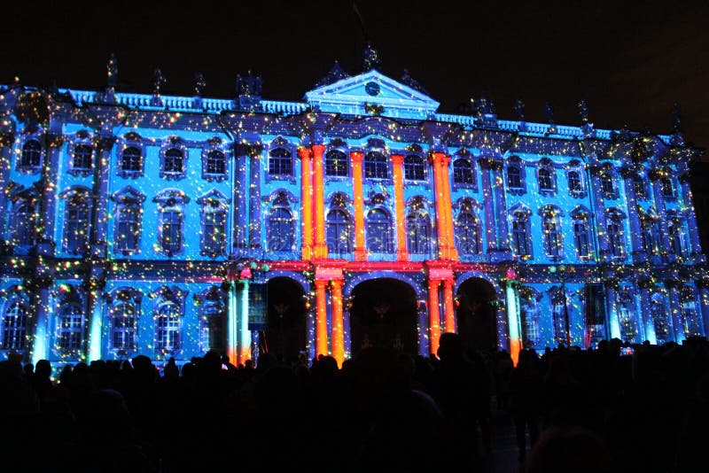 Projection Spectacle of 3D Mapping of the Light Event Consulting Team ...