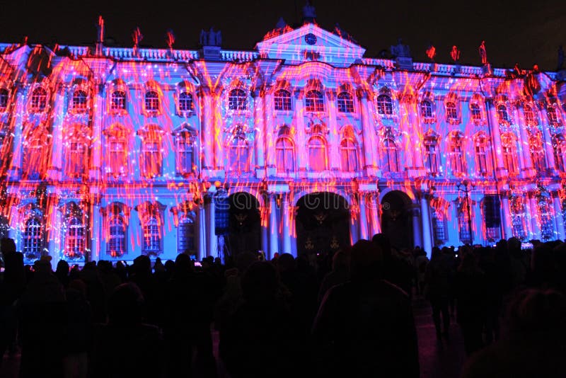Projection Spectacle of 3D Mapping of the Light Event Consulting Team ...