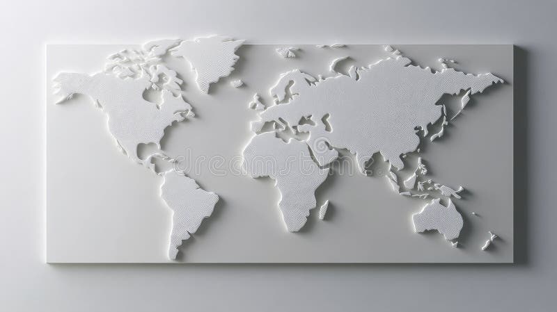 Projection stretching map stock illustration. Illustration of ...