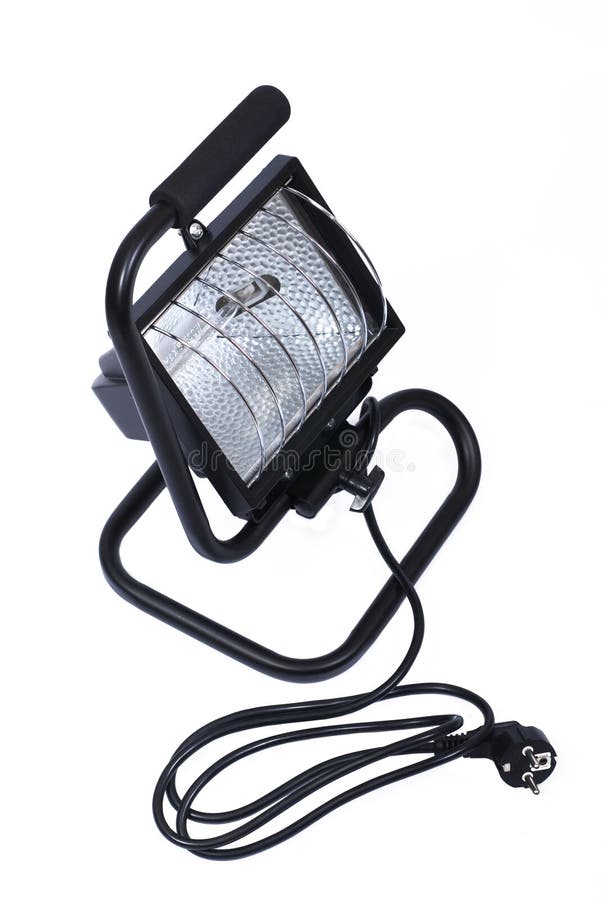 Outdoor Halogen Security Light Stock Photo - Image of outdoor, light ...