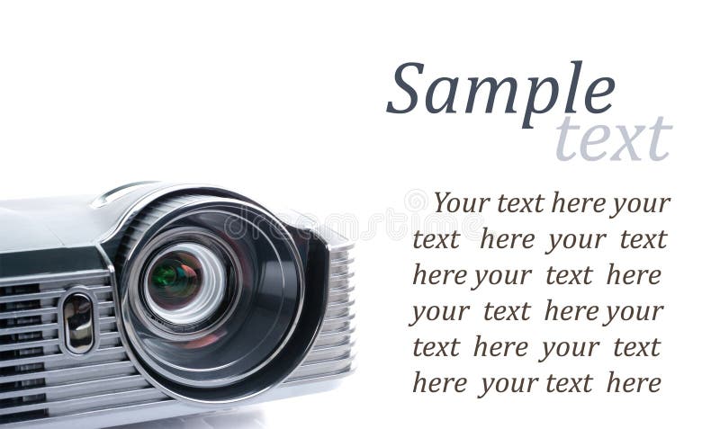 Projector stock image. Image of tech, audiovisual, black - 23223071