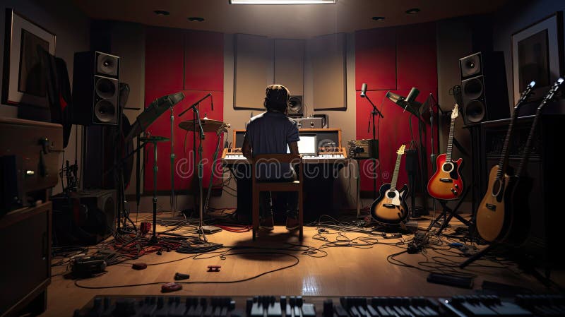 Projector Audio Visual Equipment Stock Illustration - Illustration of ...