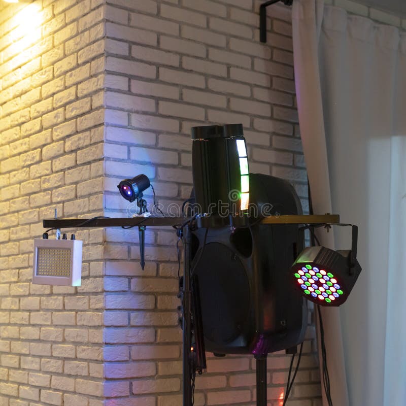 Projector at a Concert. Lighting Stock Image - Image of concerts ...