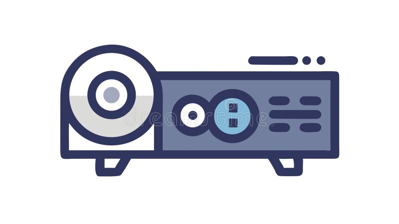 Projector Device, Multimedia Presentation Equipment, Vector Design ...