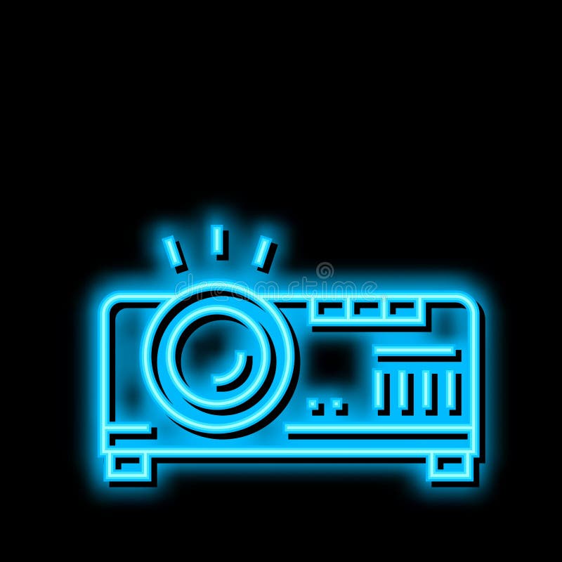 Projector Electronic Device Color Icon Vector Illustration Stock Vector ...