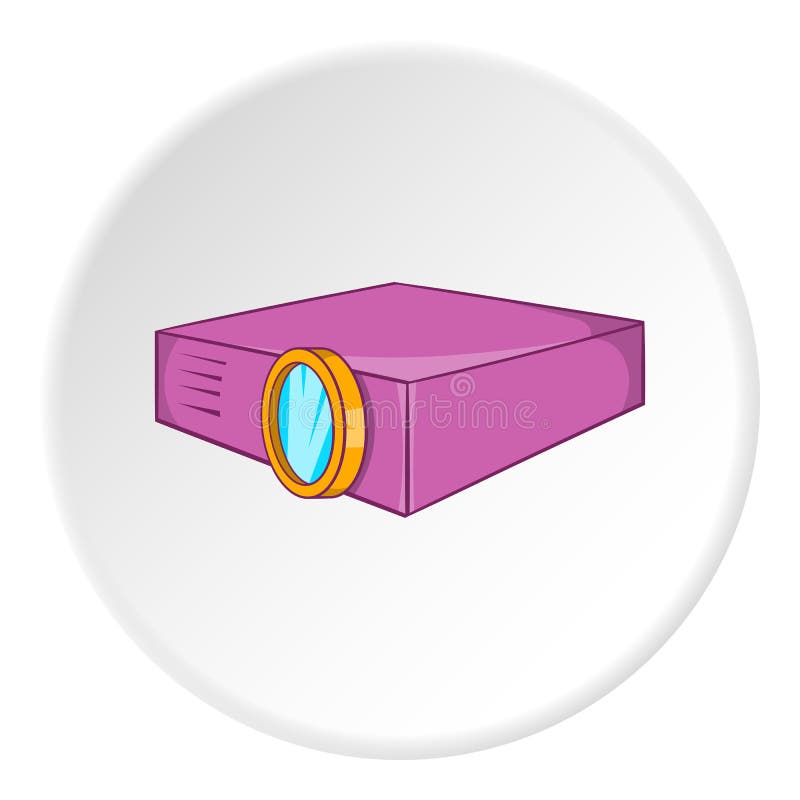 Projector Icon, Cartoon Style Stock Vector - Illustration of business ...