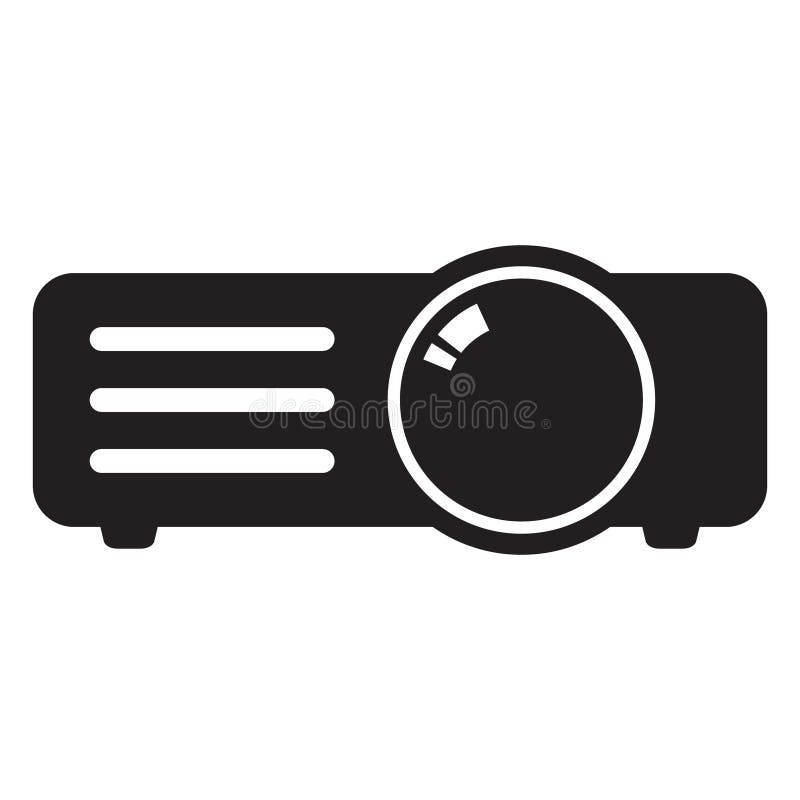 Projector Icon. Vector Design Illustration. Stock Vector - Illustration ...