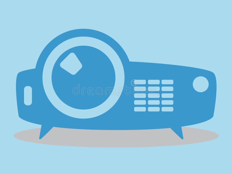 Projector Icon, Cartoon Style Stock Vector - Illustration of business ...