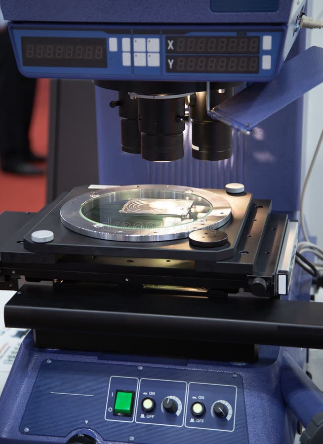 Projector Measuring Machine Stock Image - Image of measuring, probe ...