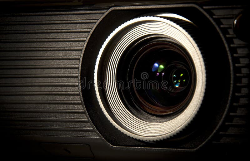 Projector optic lens stock photo. Image of optic, film - 21716172