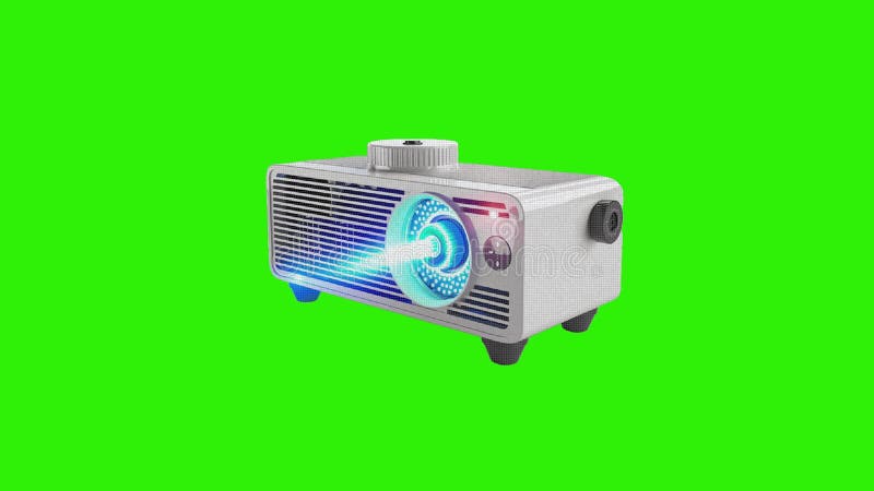 Projector Paperfold Stopmotion Green Screen Stock Video - Video of ...