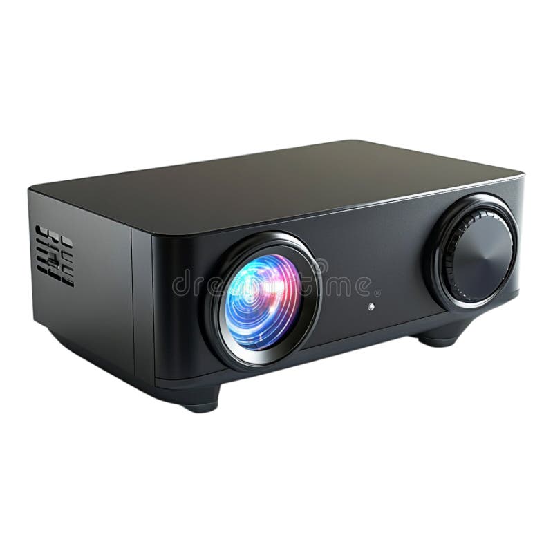 PNG Projector Against Transparent Background Stock Illustration ...