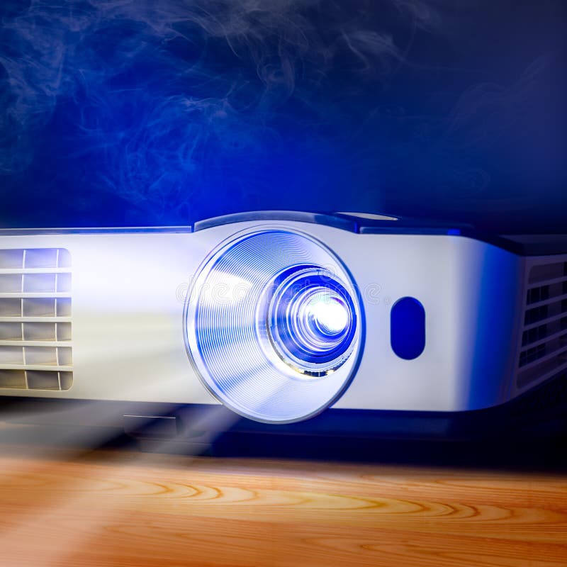 Projector for presentation stock photo. Image of lecture - 56433416