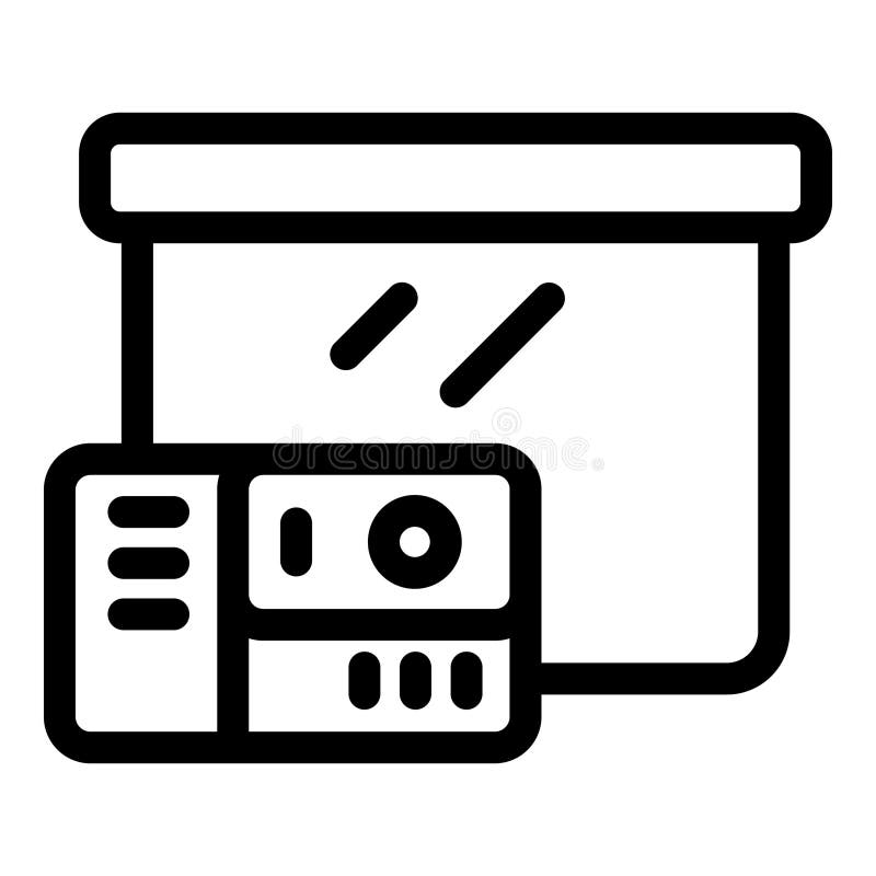 Projector Projecting a Presentation in a Business Meeting Room Stock ...