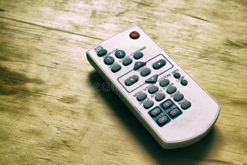 Projector remote control stock image. Image of plastic - 62172427