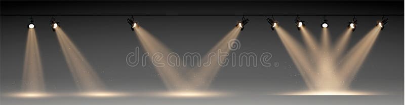 Big Spotlights Lighting Stock Illustrations – 337 Big Spotlights ...