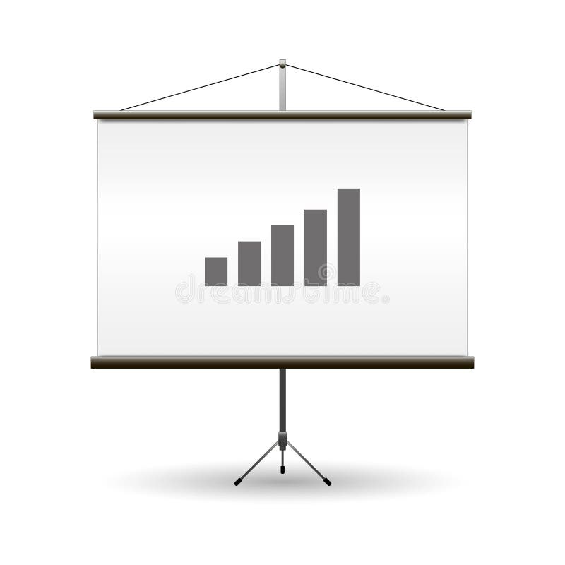 Projector screen black stock vector. Illustration of cinema - 57743463