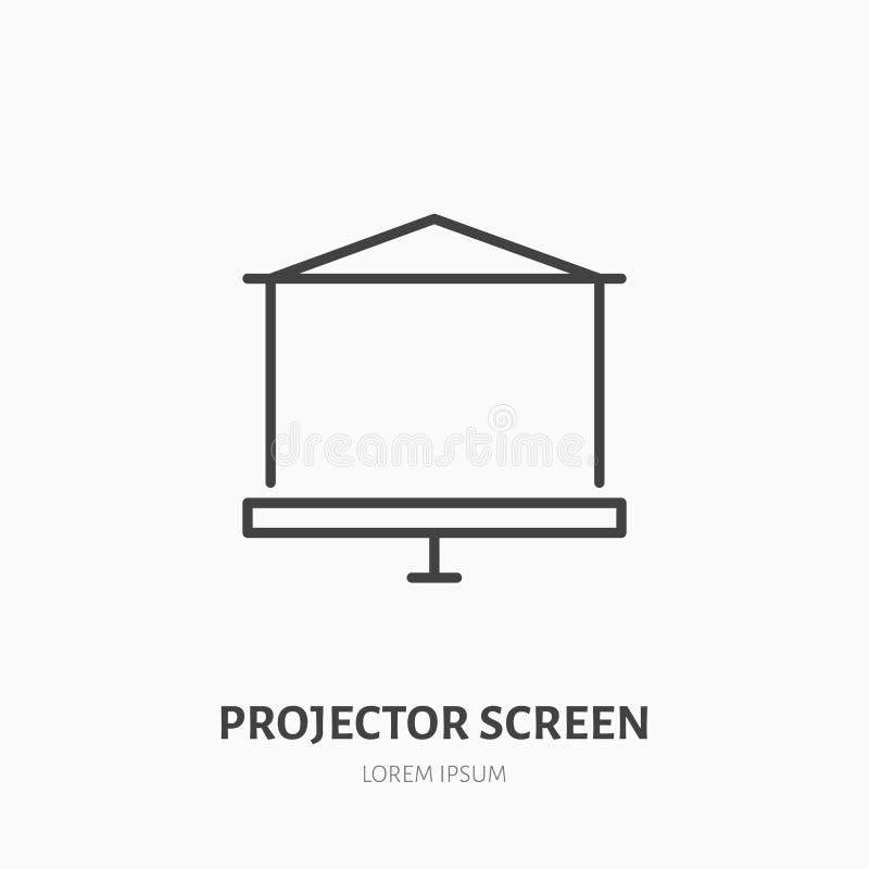 Multimedia Classroom Without Student Stock Illustration - Illustration ...