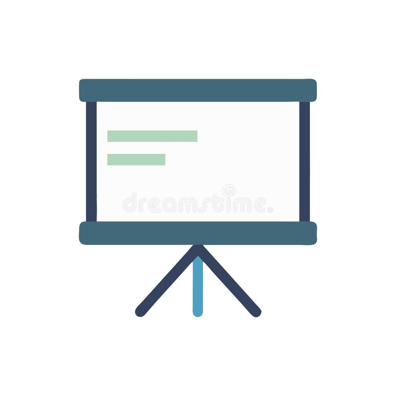 Projector Screen Icon Design Stock Illustration - Illustration of ...