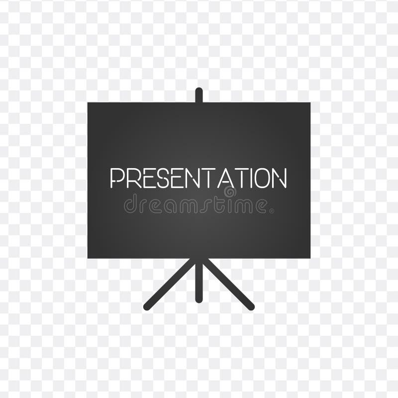 Projector Screen Icon. Presentation Sign. Vector Illustration. Stock ...