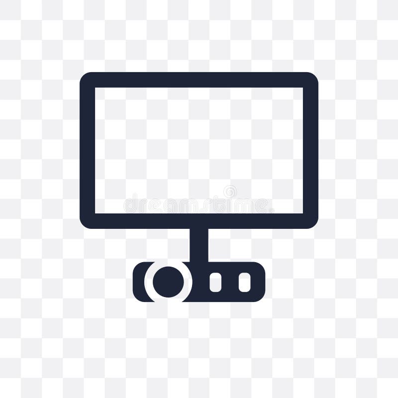 Projector Screen Transparent Icon. Projector Screen Symbol Design From ...