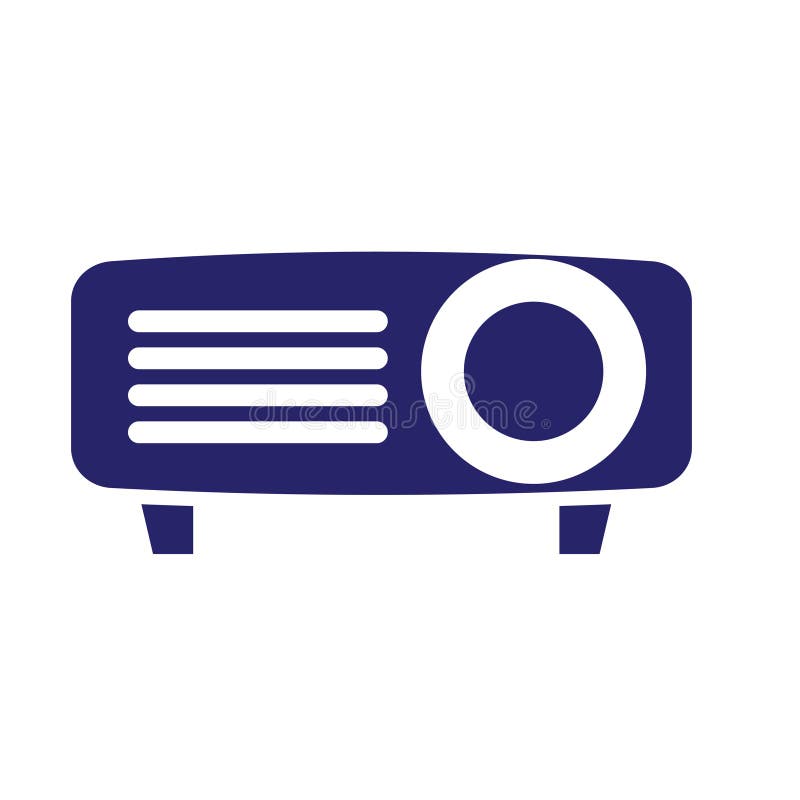 Projector Simpel Logo Icon Vector Ilustration Stock Vector ...