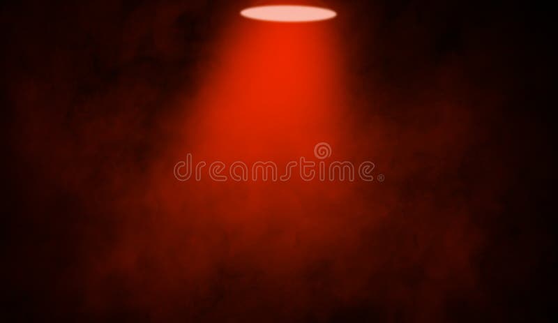 Projector Spotlight on the Floor . Beautiful Red Performance Stage ...