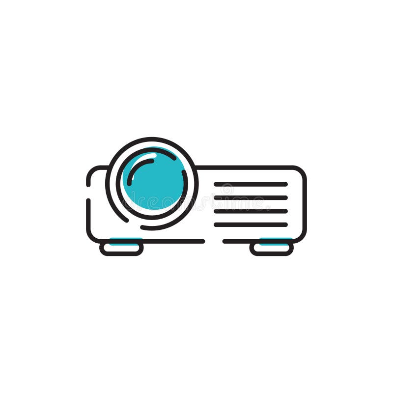 Projector. Vector Illustration Decorative Design Stock Vector ...