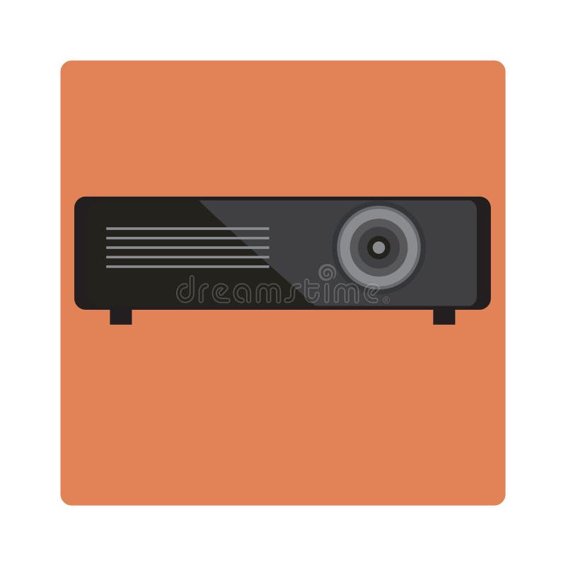 Projector. Vector Illustration Decorative Design Stock Vector ...