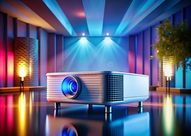 ProjectorLit Showcase Modern Interior Design Featuring 3D Product ...