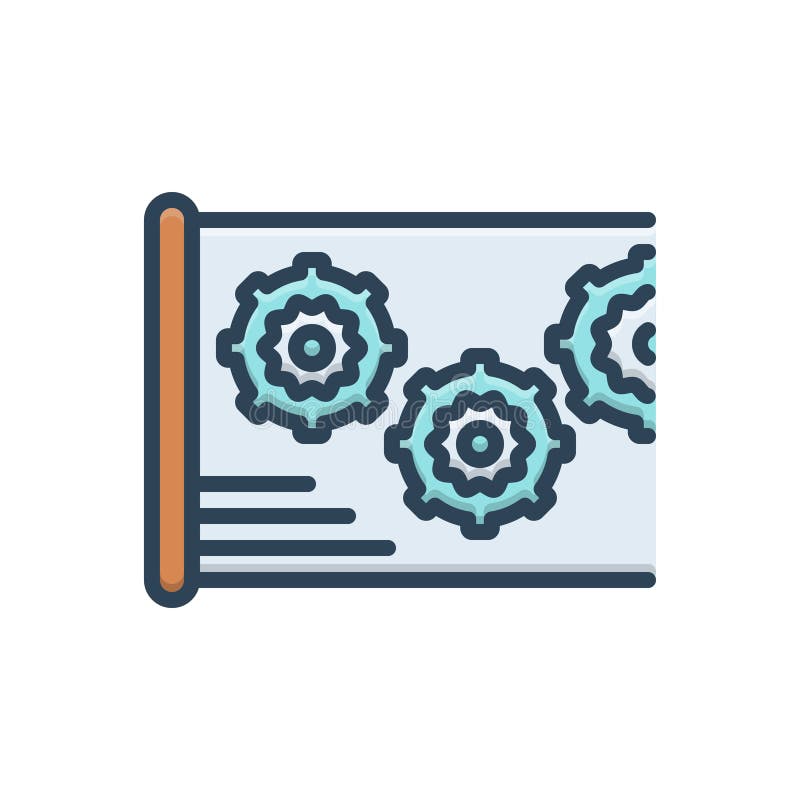 Color Illustration Icon for Projects, Plan and Assignment Stock ...