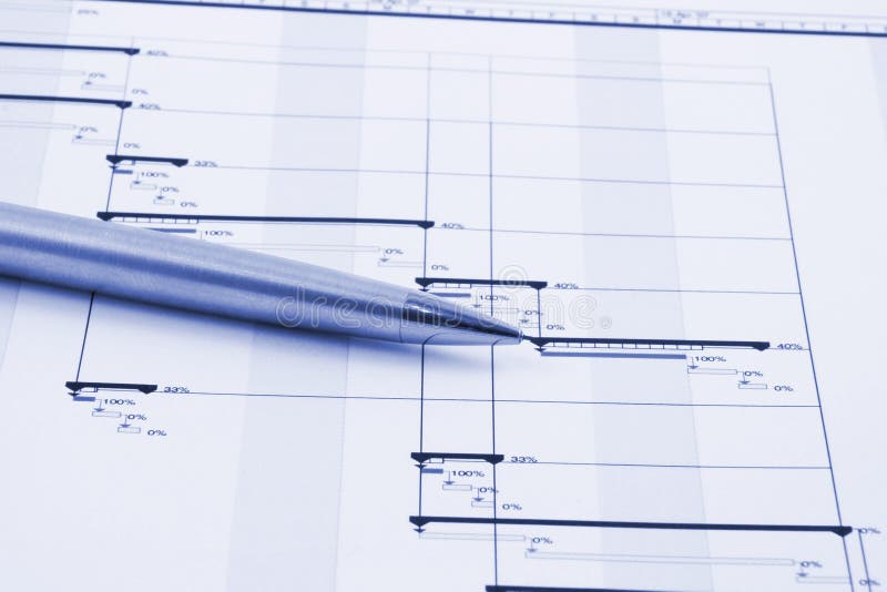 Projekt-Plan stockfoto. Bild von diagramm, aufbau, zeichnung - 2346584