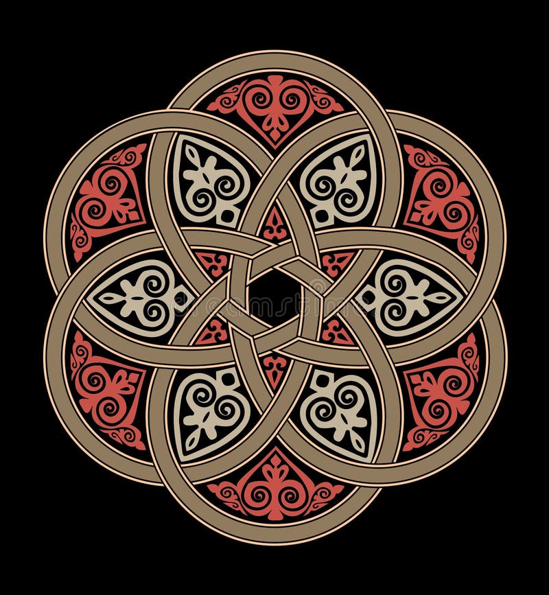Triquetra, Nó Da Trindade, Símbolo De Wiccan Para a Proteção Grupo ...
