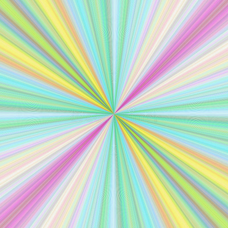 Projeto Colorido Do Fundo Da Explosão Do Raio Ilustração do Vetor ...