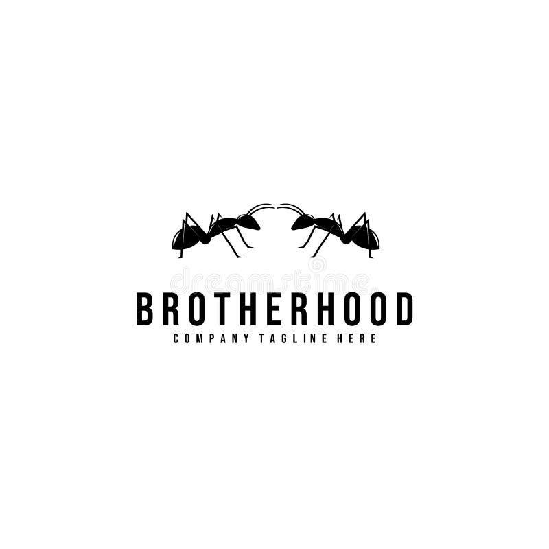 Projeto De Ilustração Do Vetor Do Logo Da Fraternidade Ilustração do ...