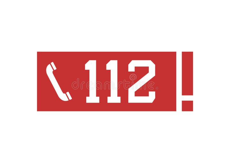 Projeto Do ícone De 112 Chamadas Ilustração do Vetor - Ilustração de ...