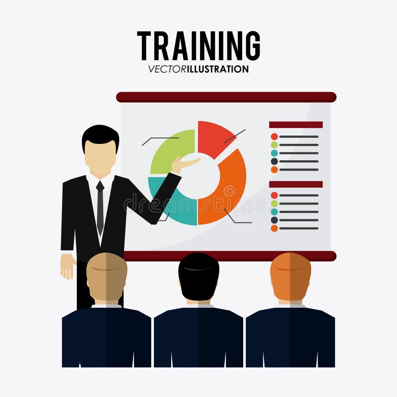 Projeto Do ícone Do Treinamento Ilustração do Vetor - Ilustração de ...