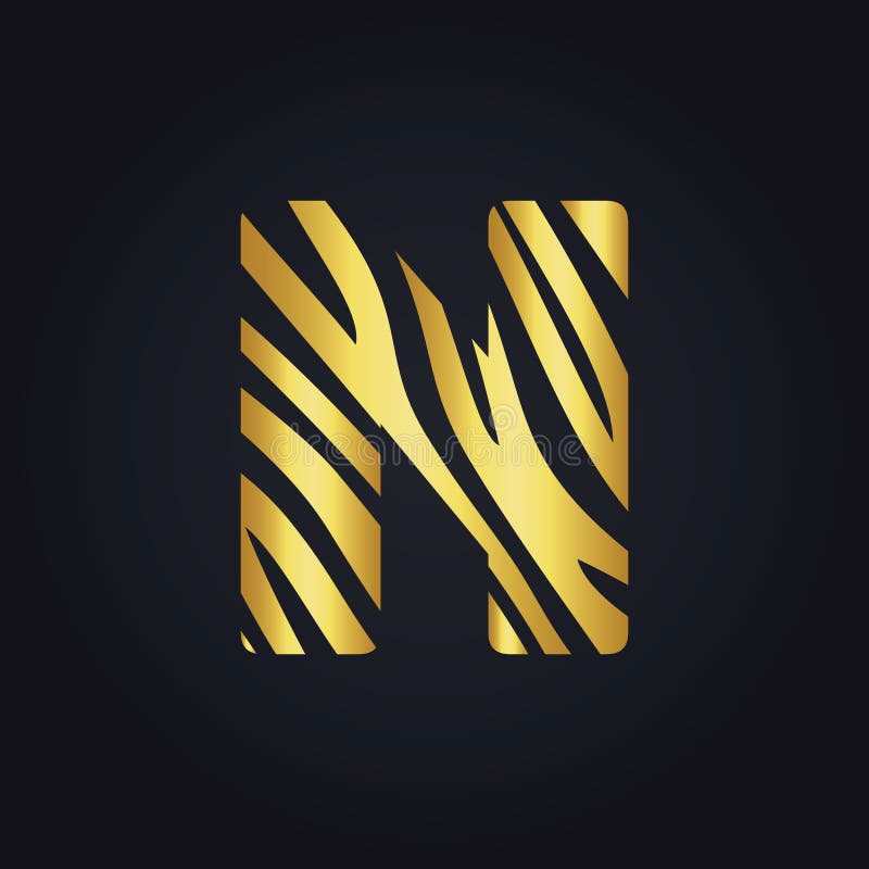 Projeto Do Logotipo Da Letra N Inicial Ilustração do Vetor - Ilustração ...