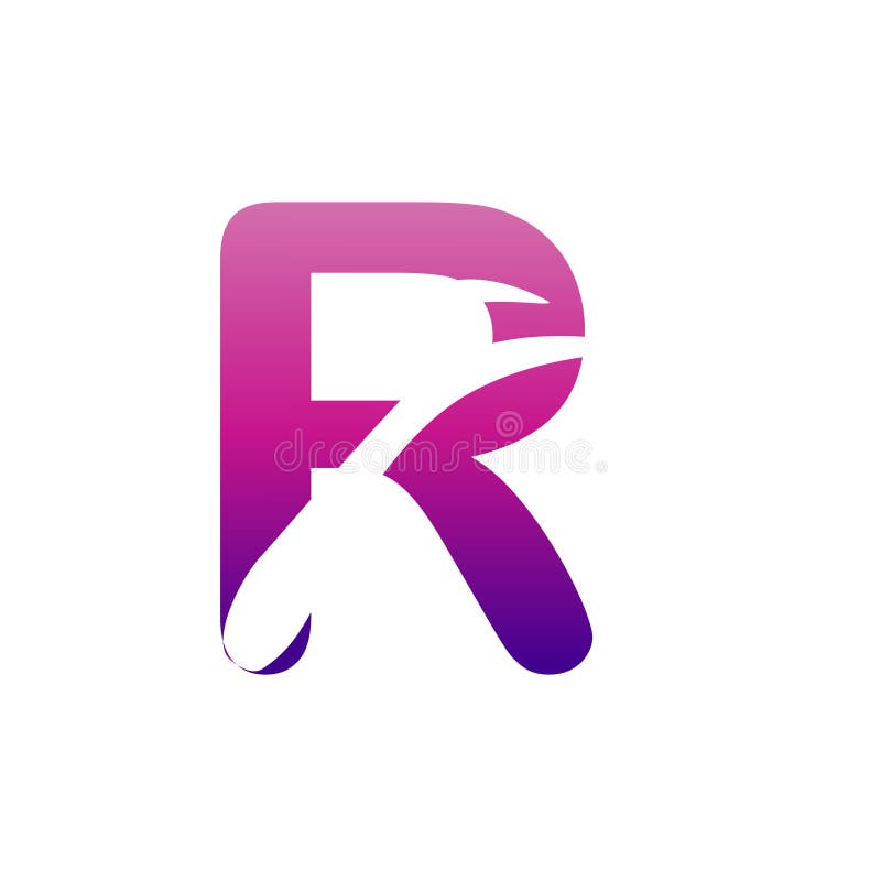 Projeto Do Logotipo Da Letra R Ilustração do Vetor - Ilustração de ...