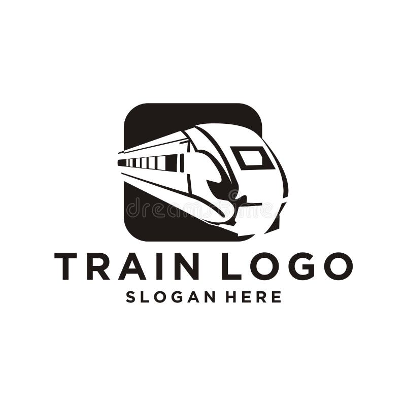 Projeto Do Logotipo Do Trem Ilustração do Vetor - Ilustração de trem ...