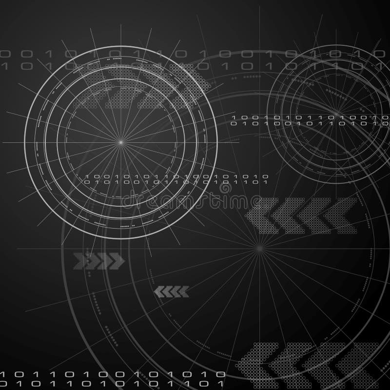 Projeto Elegante Do Vetor Da Tecnologia Ilustração do Vetor ...