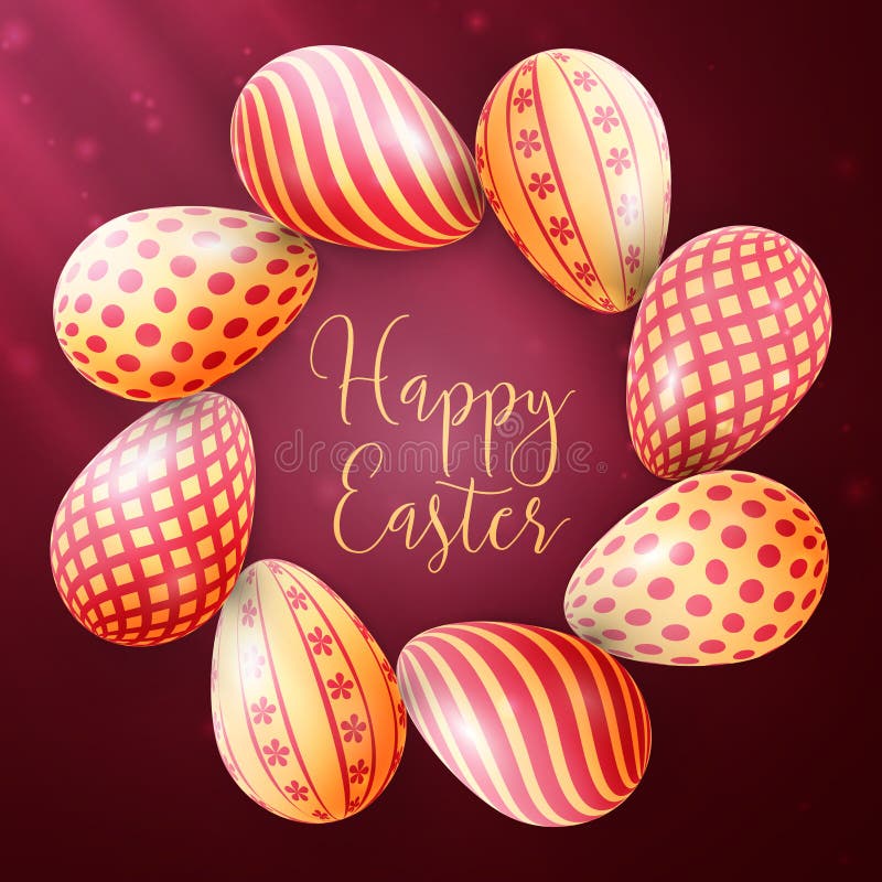 Projeto feliz de easter ilustração do vetor. Ilustração de sazonal ...