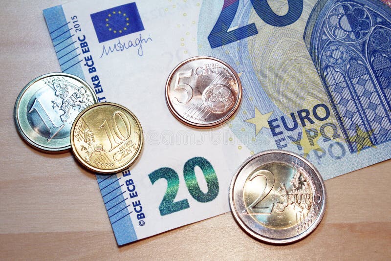 Projeto Novo Da Cédula Do Euro 20 Imagem de Stock - Imagem de europeu ...